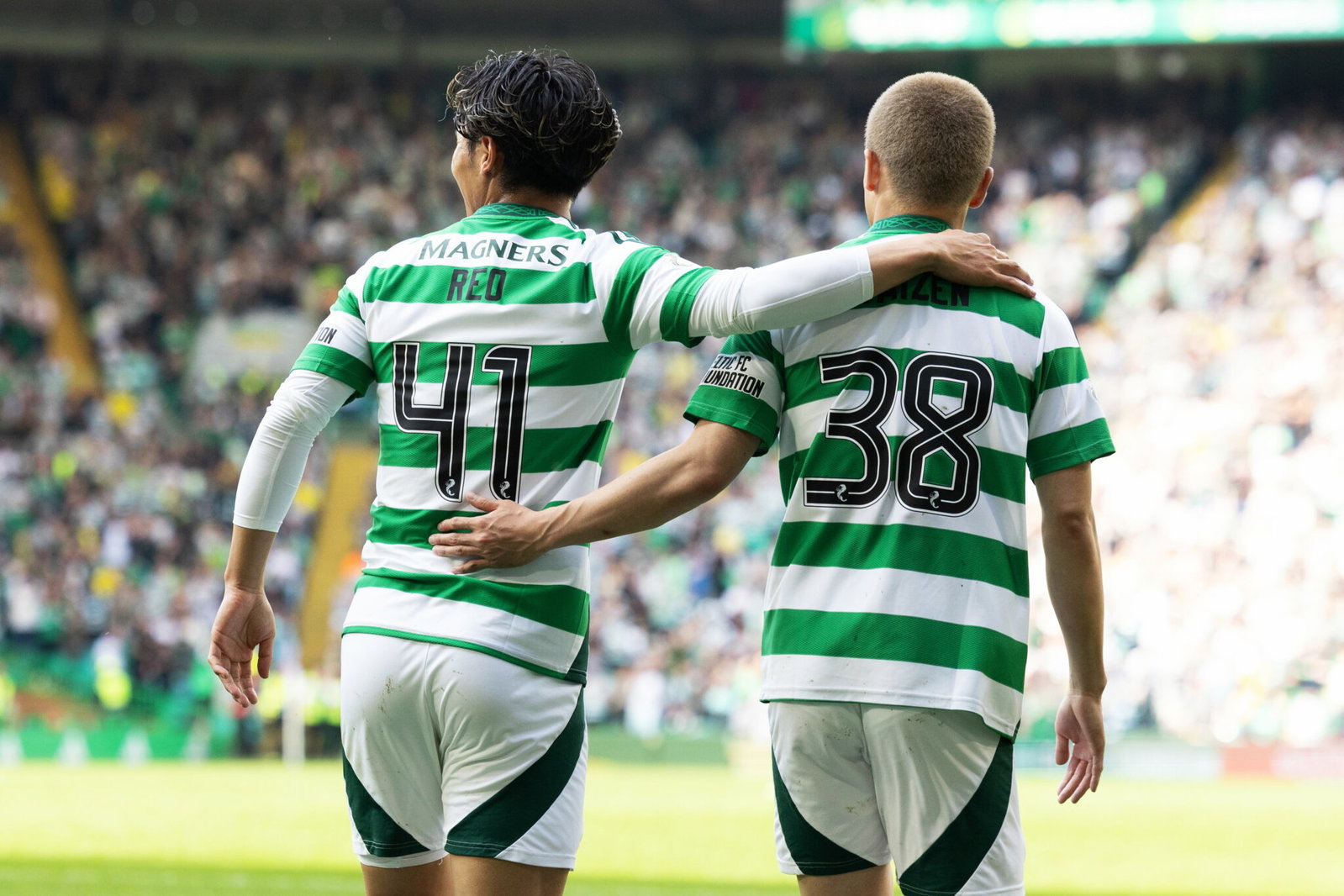 Celtic's Japanese Bhoys proved their worth in the title race yesterday ...